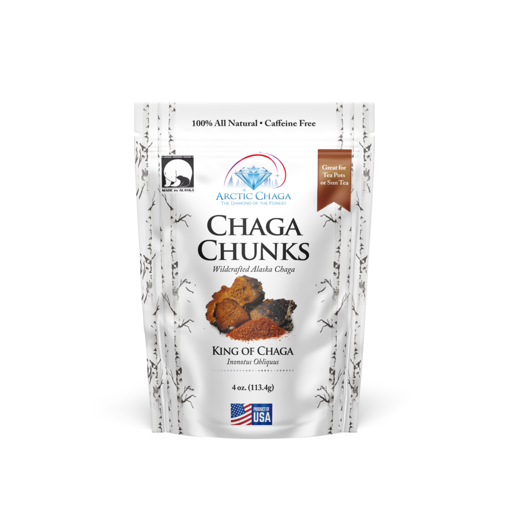 8 oz Chaga Chunks - Arctic Chaga